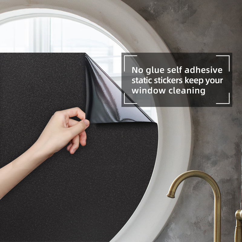 CottonColors Blackout Window Film Frosted Glass Window Film Decorative ...